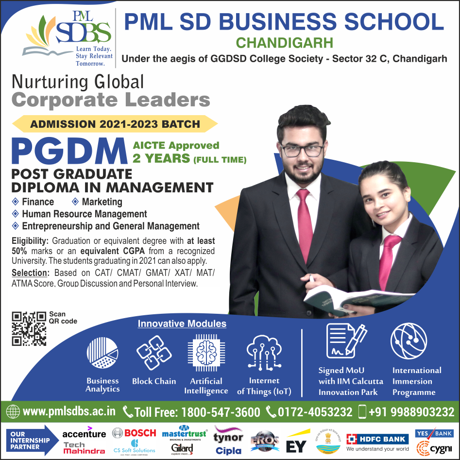 PML SD is Best Business School in Chandigarh... Apply Now!!